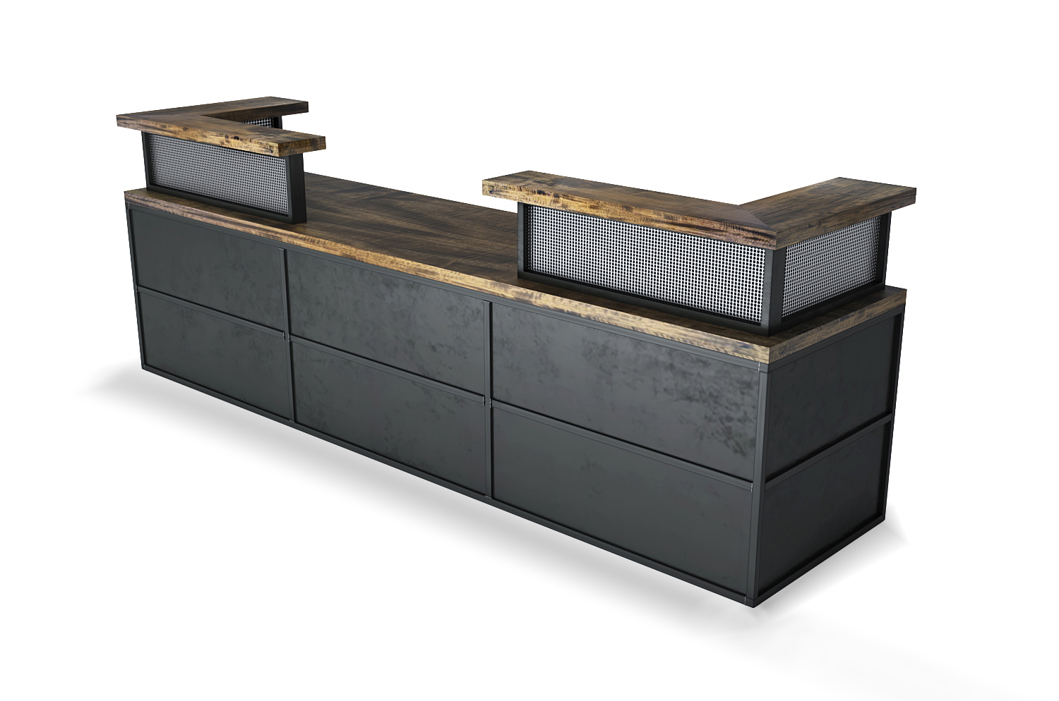 Knight Reception Desk Options | Iron Age Office