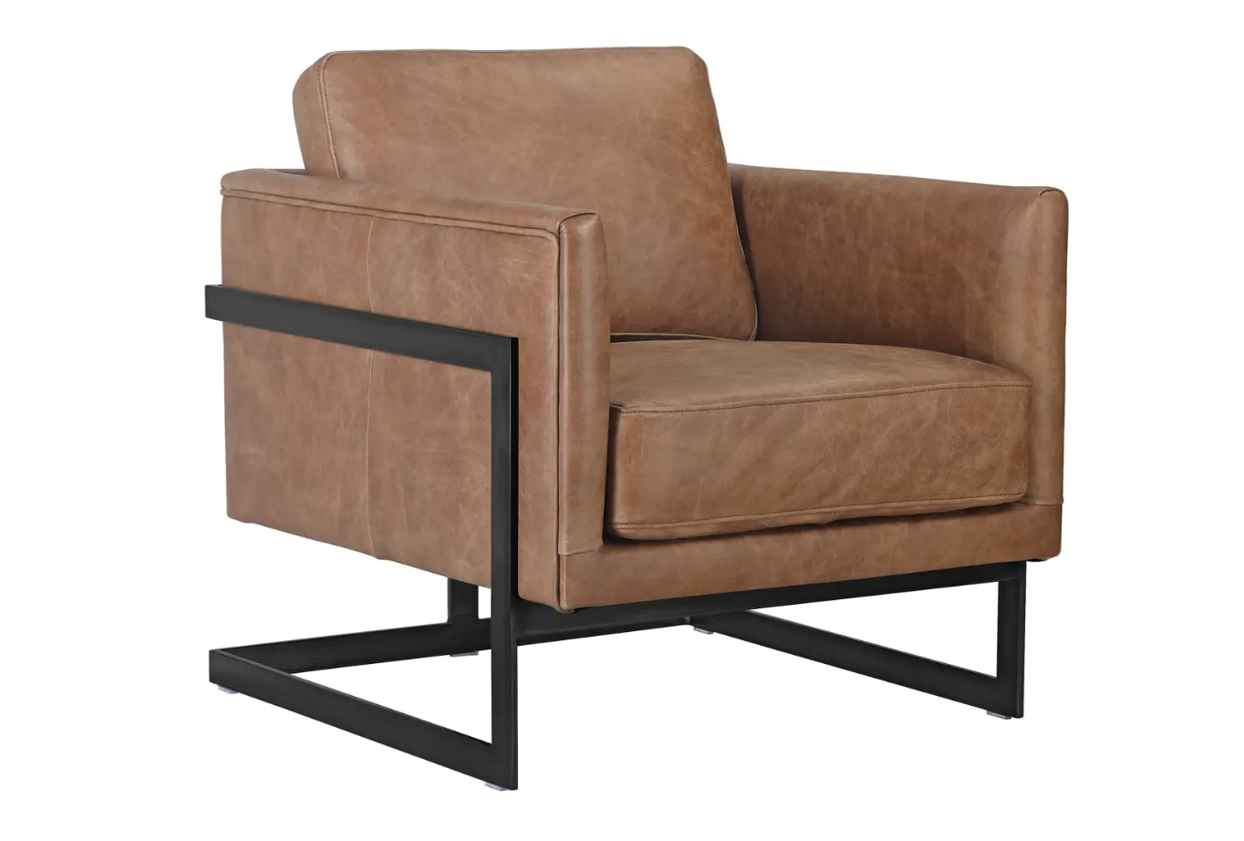 Luxley Guest Chair - Brown | Iron Age Office